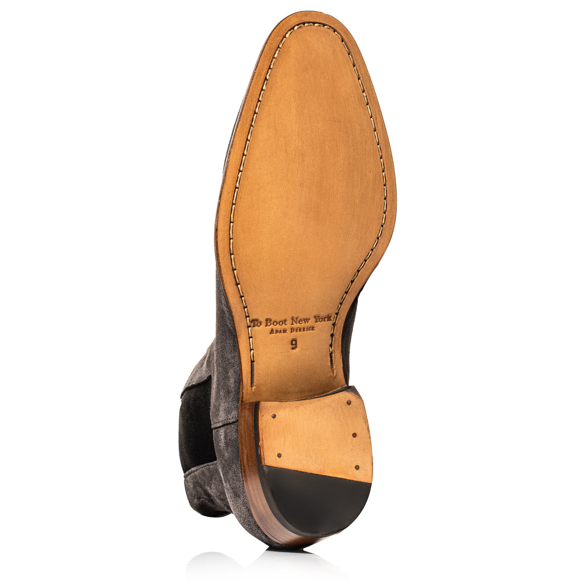 Shawn Grey Suede Chelsea Boot